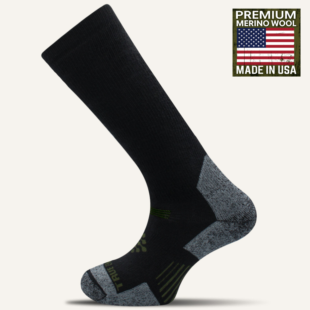 Women's Merino Wool Heavy Weight Hiker Crew Sock- 1 Pair – TRUEENERGY ...