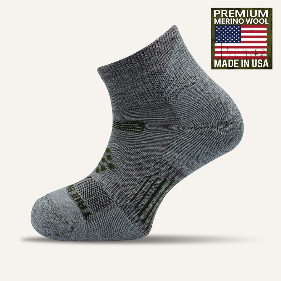 Women's Merino Wool Mid Weight Athletic Quarter Sock - 1 Pair ...